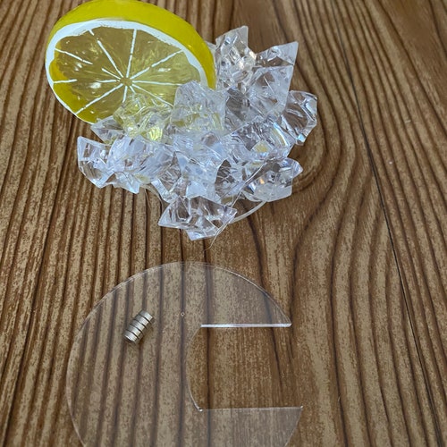 Acrylic Base for Tumbler Topper With Sliding Lid : Removable | Etsy