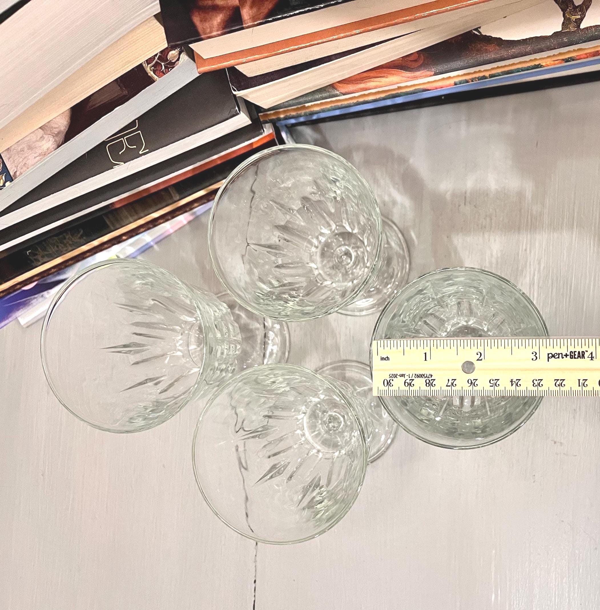 Vintage Glass Water Goblets - Iced Tea Glasses - Set of 4 - Etsy