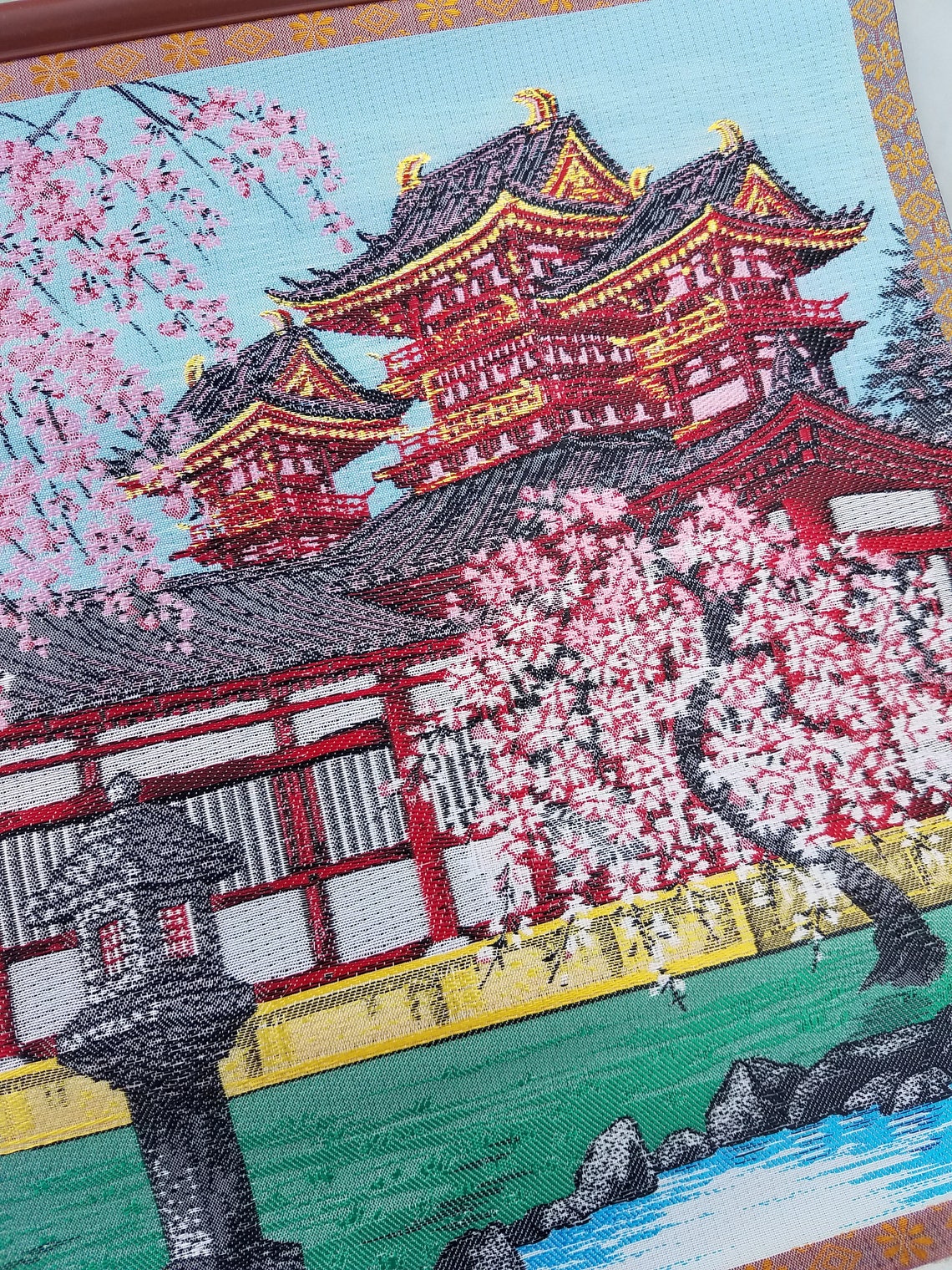 Japanese Calendar Woven Print - Etsy