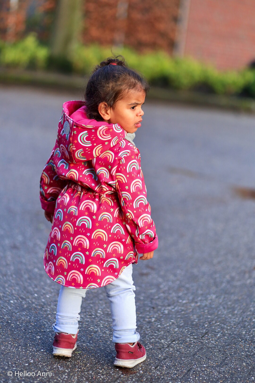 Softshell Regenborgen Swafing Fiete Rot 18,50eur/m - Etsy