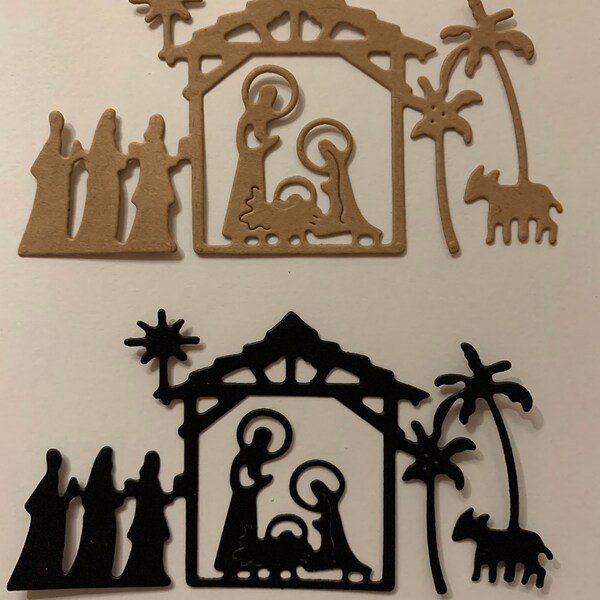 Nativity Die Cut - Etsy