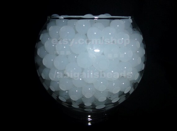 WHITE Hydrated Water Marble Crystal Bead hydrating Orbeez | Etsy