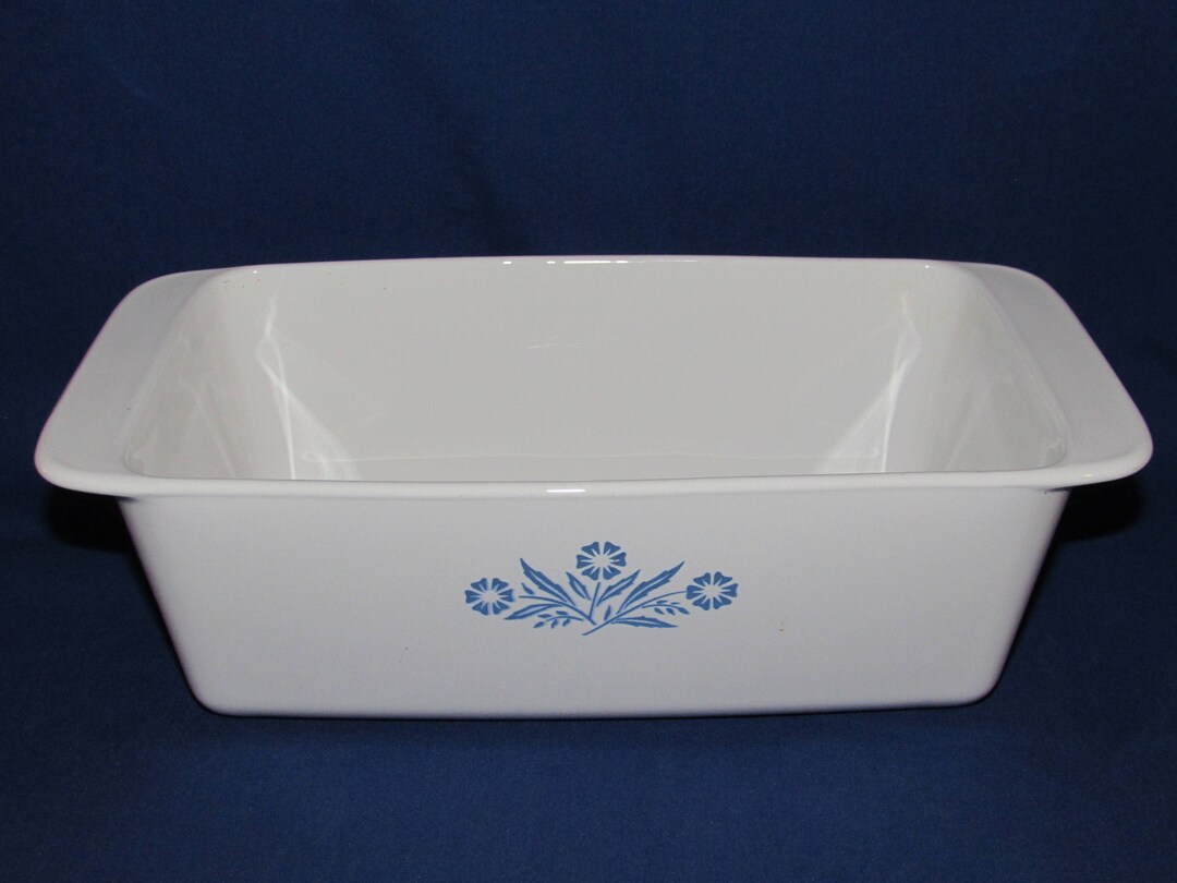 Corning Ware LOAF PAN 9 X 5 X 3 Inches Cornflower Blue P-315-B ...