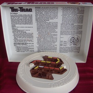 TRI TRAC Milton Bradley Board Game 1980 Tri-trac Vintage - Etsy