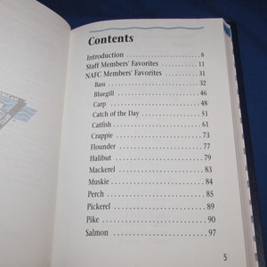 Cookbook North American Fishing Club NAFC Members Cookbook 1996 - Etsy