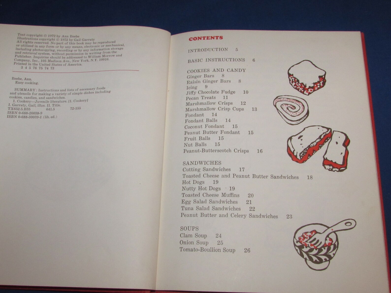 COOKBOOK Easy Cooking Book 1972 Simple Recipes for Beginning Cooks Free ...