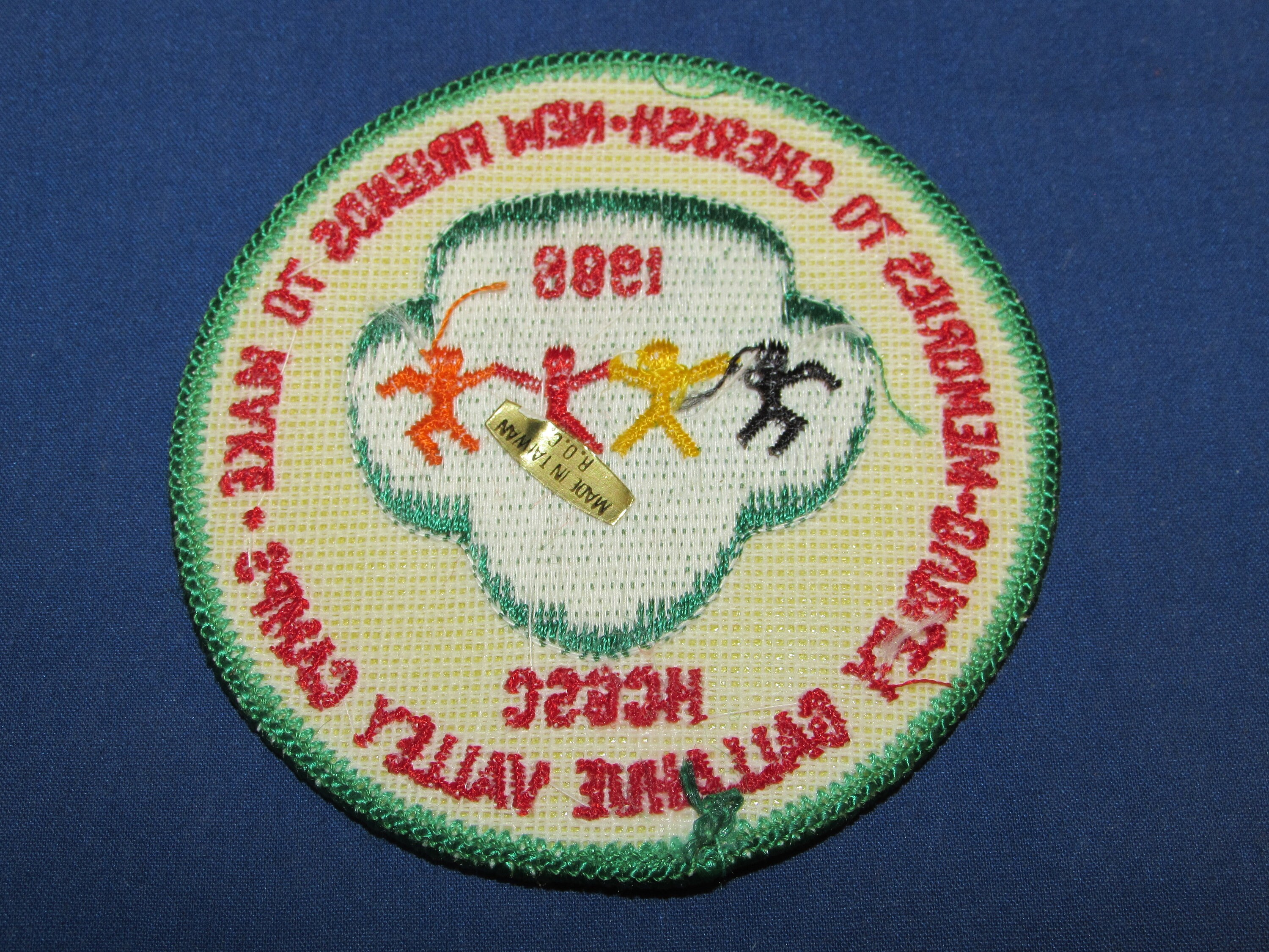 GIRL SCOUT BADGE Dudley-Gallahue Valley Camps Badge 1988 Free | Etsy