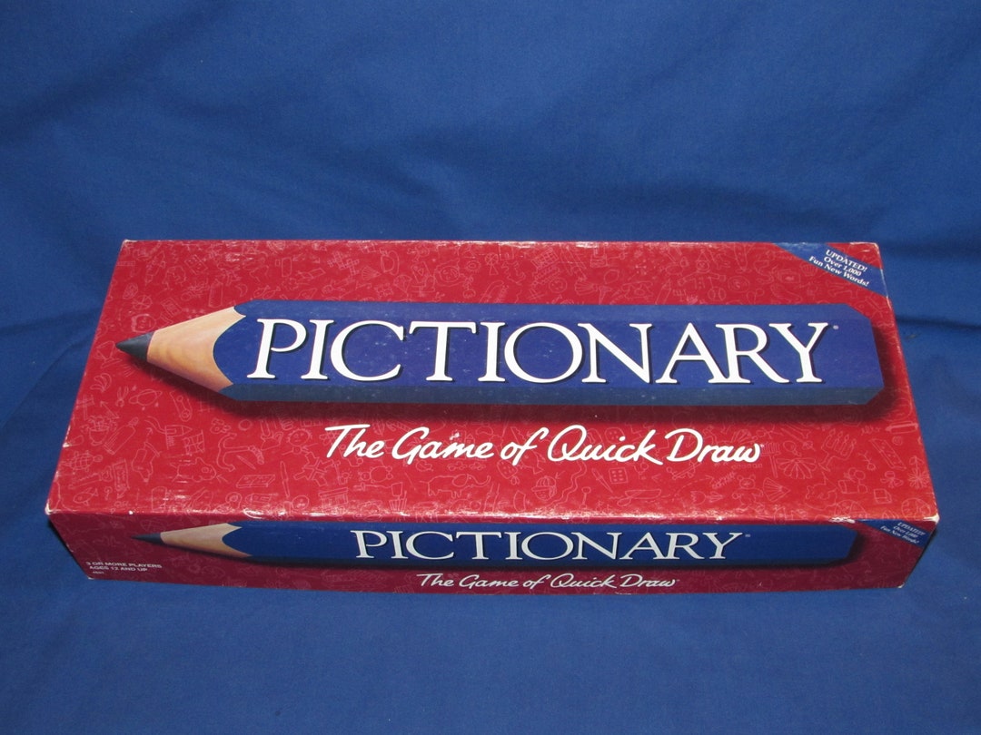 PICTIONARY GAME the Game of Quick Draw 1997 - Etsy