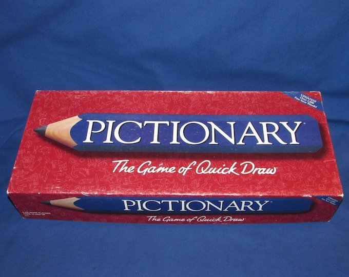 PICTIONARY GAME the Game of Quick Draw 1997 - Etsy