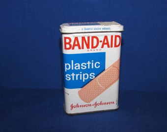 Vintage Band Aid Box - Etsy