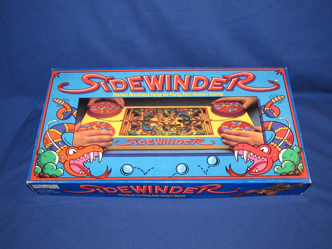 SIDEWINDER GAME 1983 Parker Brothers Hard-to-find Game Free Shipping - Etsy