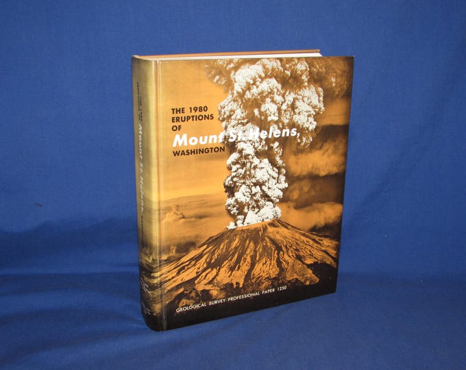 MOUNT ST HELENS Book 1981 Geological Survey Professional Paper Large ...