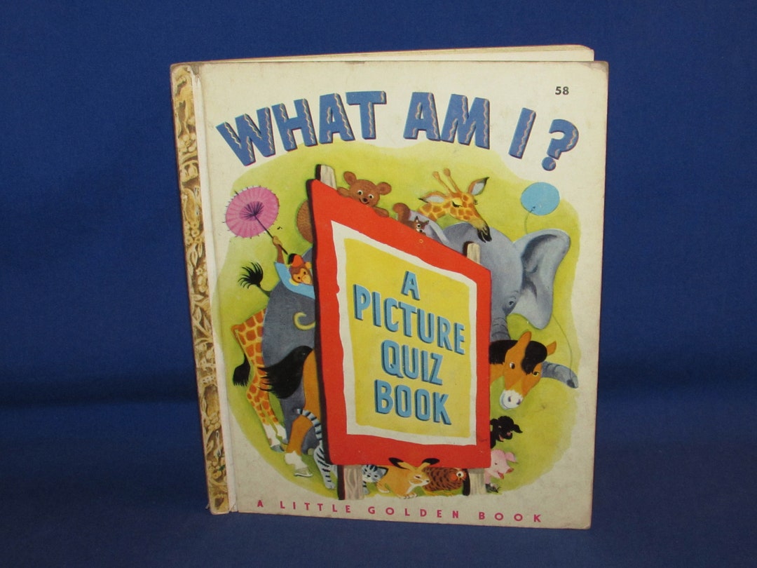 Little Golden Book WHAT AM I 1949 A Picture Quiz Book 1949 “A” - Etsy