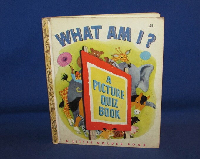 Little Golden Book WHAT AM I 1949 A Picture Quiz Book 1949 A - Etsy
