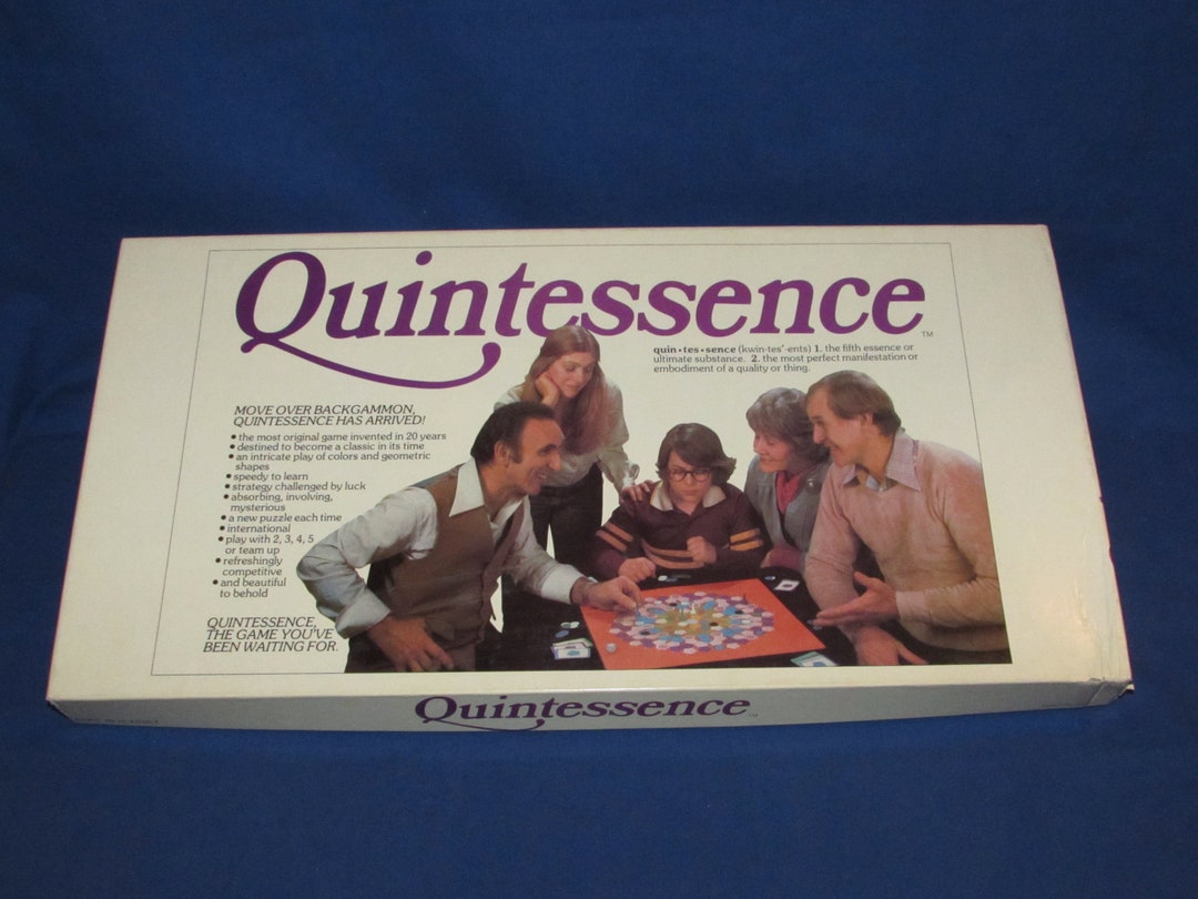 QUINTESSENCE GAME 1978 Hard-to-find Board Game Free Shipping - Etsy