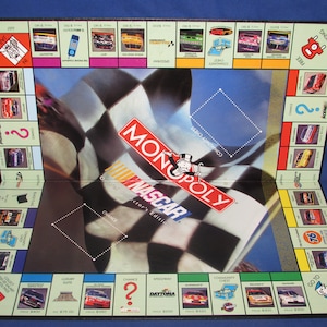 NASCAR MONOPOLY 1997 Special Edition Classic Board Game Free Shipping ...