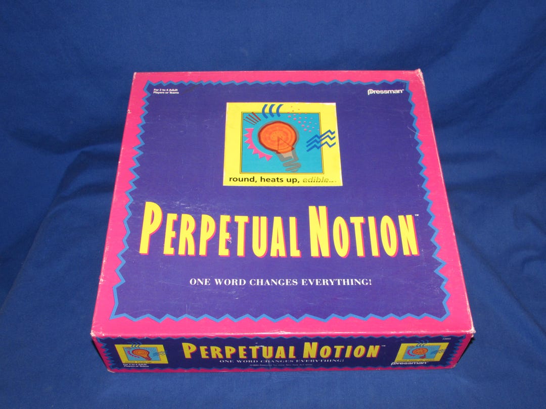 PERPETUAL NOTION GAME 1993 Pressman Vintage - Etsy
