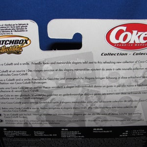 Coca-cola MATCHBOX COLLECTION Set of 4 - Etsy