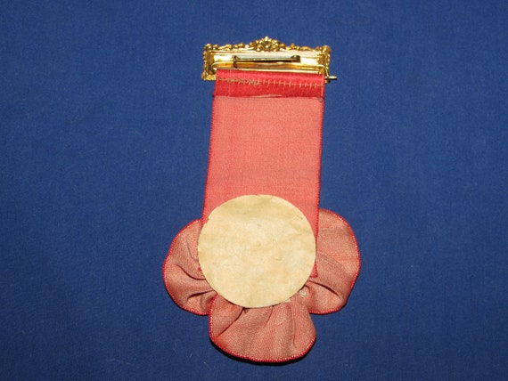 CATHOLIC MEMBER RIBBON 1950s Free Shipping - Gem