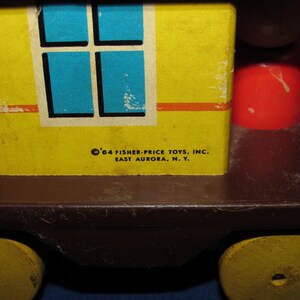 Fisher Price CHUG CHUG TRAIN 1964 Vintage Toy - Etsy