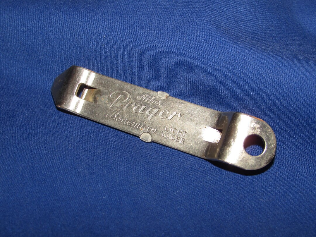 ATLAS PRAGER BOHEMIAN Light Lager Bottle Opener 1960 Breweriana Free ...