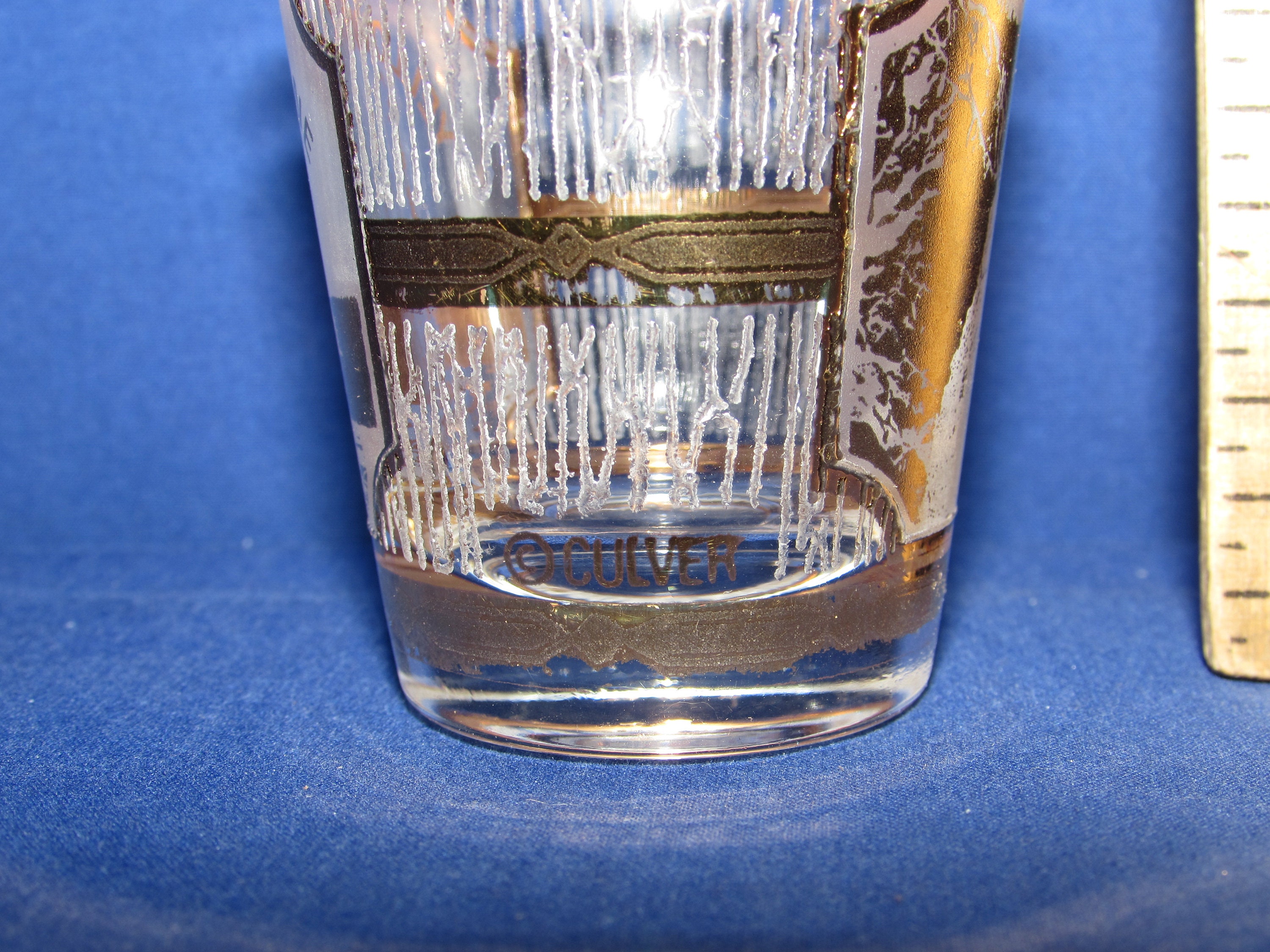Yellowstone CULVER SHOT GLASS 22K Gold Detail - Etsy