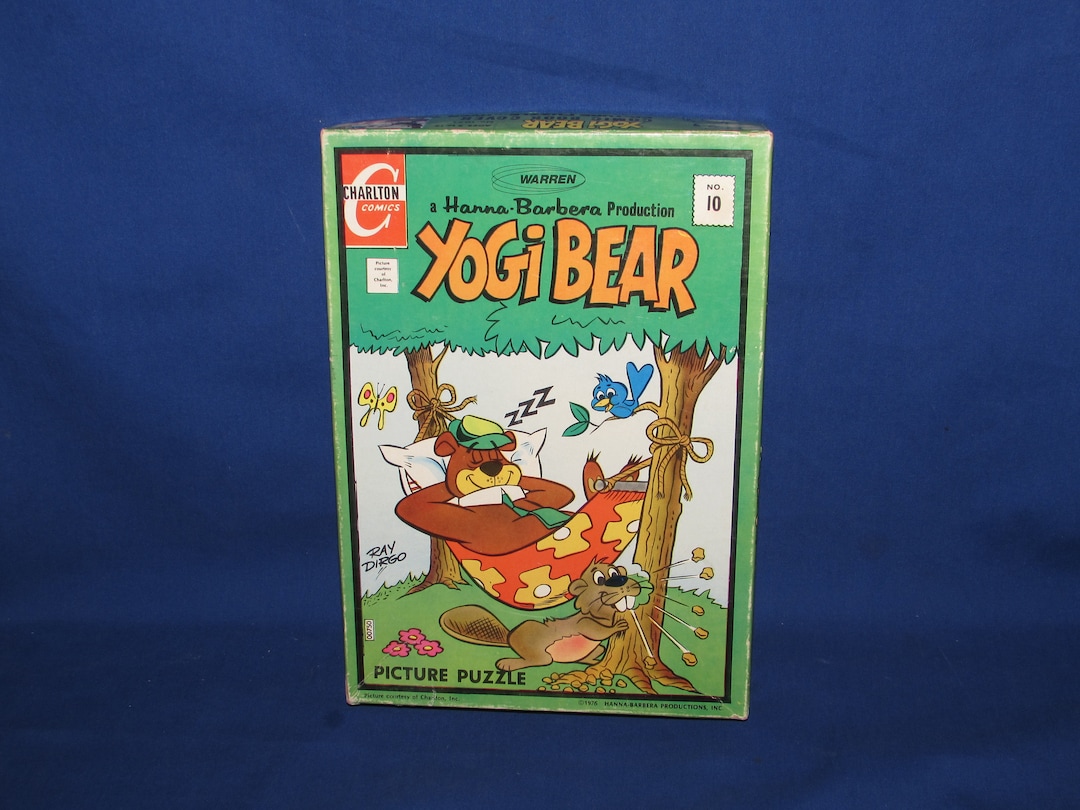 YOGI BEAR PUZZLE Comic Book Puzzle 1976 Warren Paper Products 70 Pieces ...