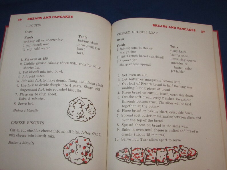 COOKBOOK Easy Cooking Book 1972 Simple Recipes for Beginning Cooks Free ...