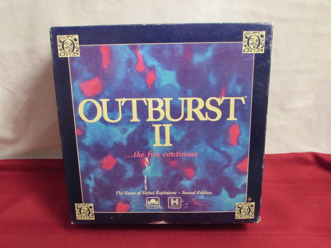 OUTBURST II the Game of Verbal Explosions Second Edition 1991 - Etsy