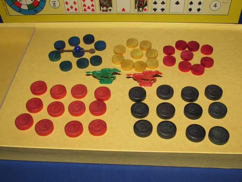 JUNIOR COMBINATION BOARD Game 1905 Milton Bradley Free Shipping - Etsy
