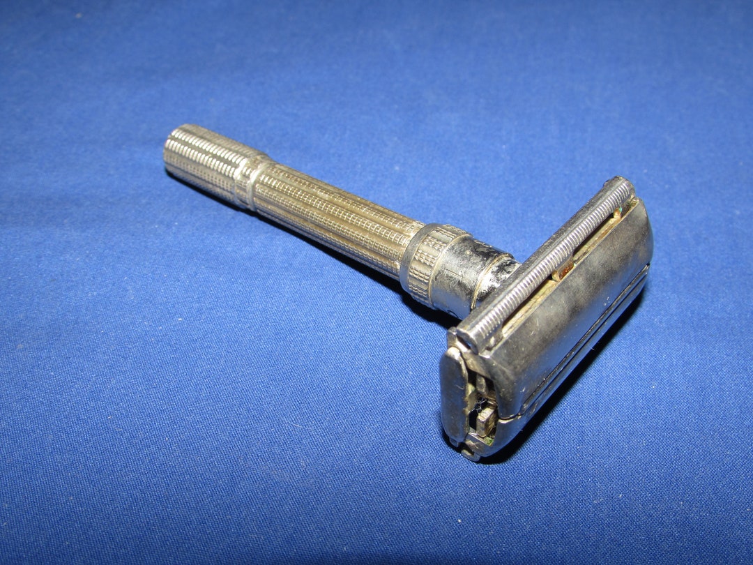 GILLETTE RAZOR 1963 Slim Adjustable Safety Razor Free Shipping - Etsy