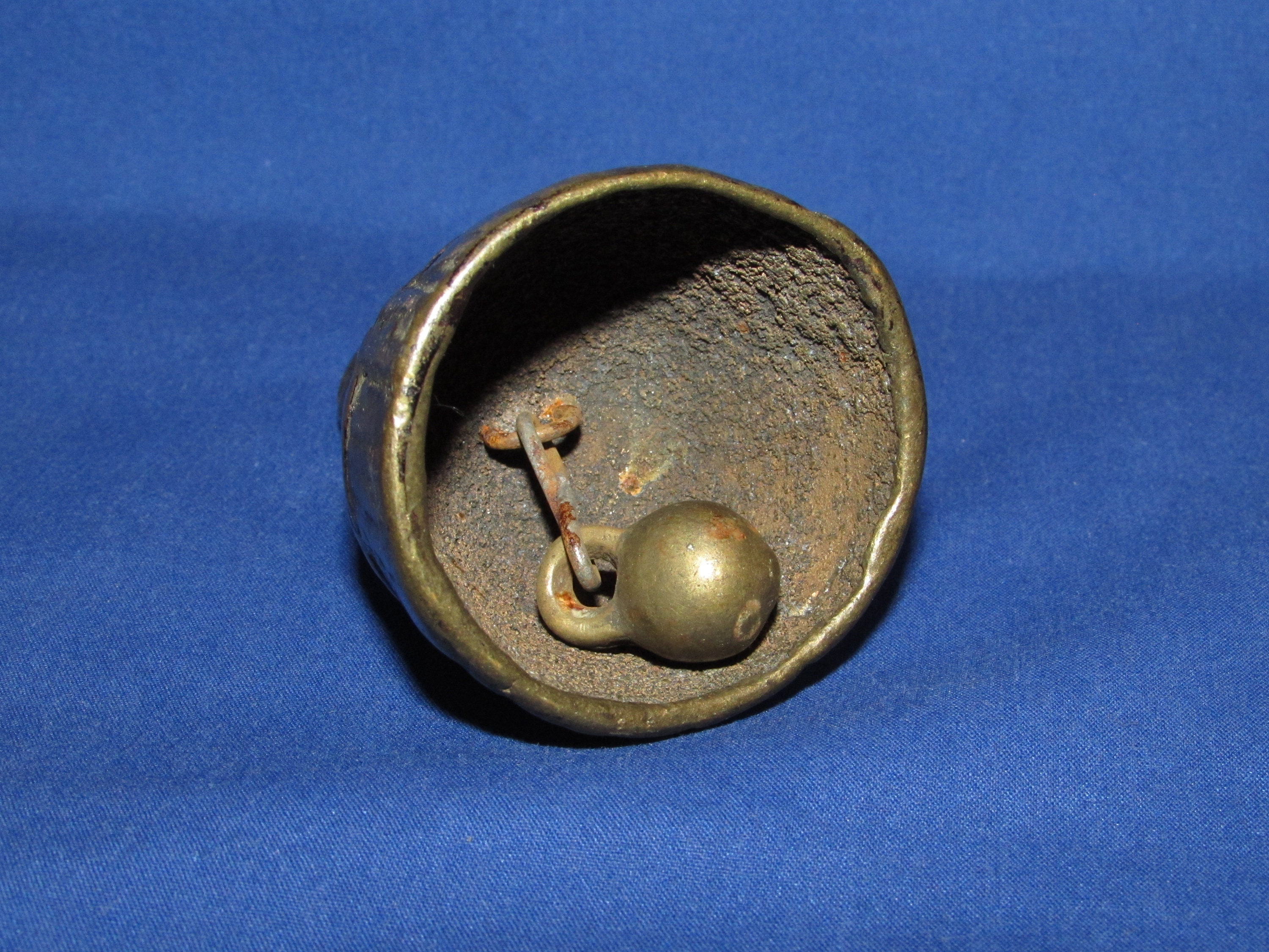 BRASS TEA BELL Victorian Lady With Fan 1930s - Etsy