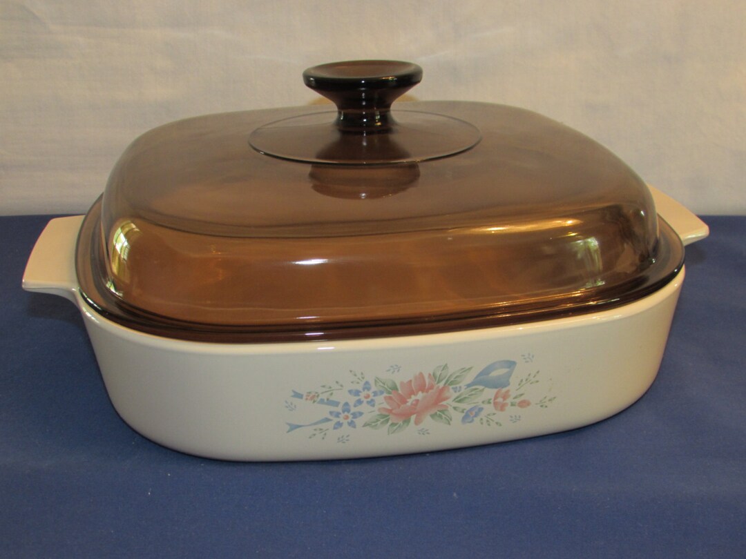 CORNING WARE SYMPHONY Large Casserole Dish With Lid A-10-B Corningware ...