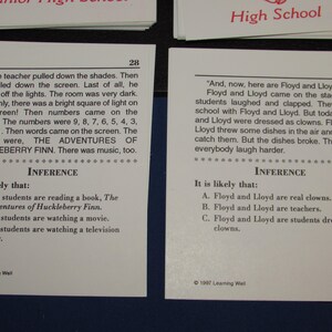 INFERENCE GAME 1997 Red Level Edition Educational Game Vintage - Etsy