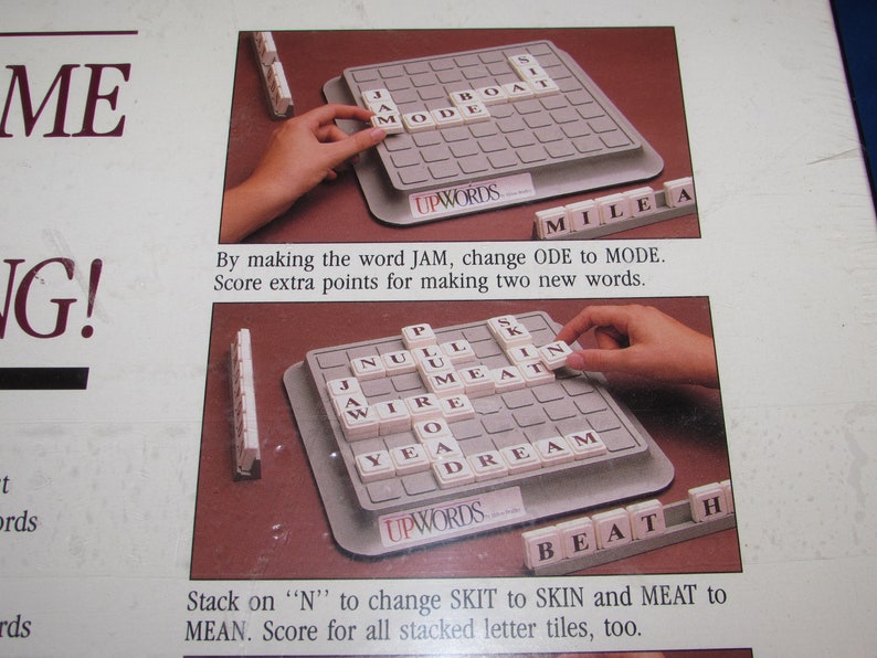 UPWORDS GAME 1988 Milton Bradley NIB Crossword Puzzle Fun Vintage - Etsy