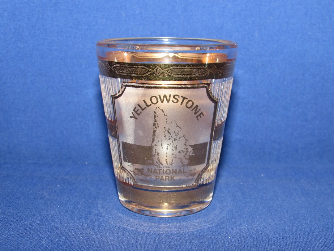 Yellowstone CULVER SHOT GLASS 22K Gold Detail - Etsy