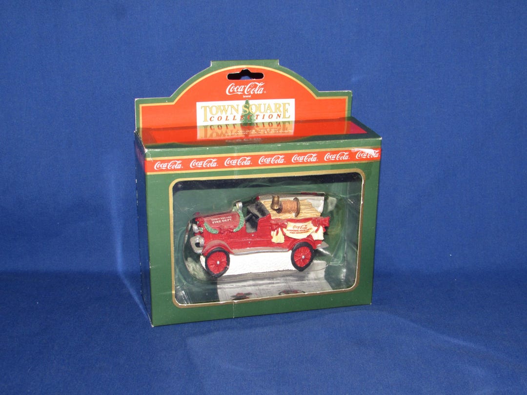 Coca-cola FIRE TRUCK Town Square Station #14 1994 HTF - Etsy