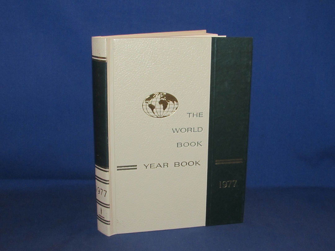 World Book YEAR BOOK Volume 1977 Vintage Reference Free Shipping - Etsy