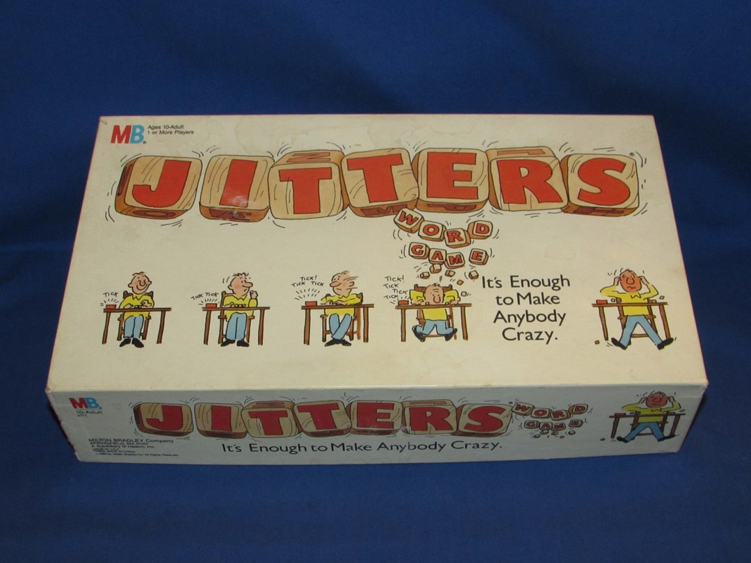 JITTERS GAME 1986 Card Dice Game Milton Bradley Vintage - Etsy