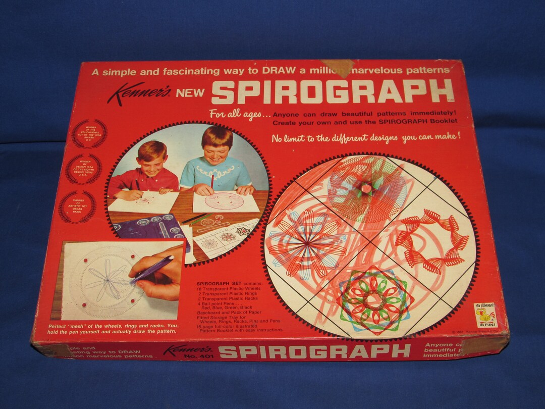 KENNER’S SPIROGRAPH No. 401 1967 Great Art Fun - Etsy