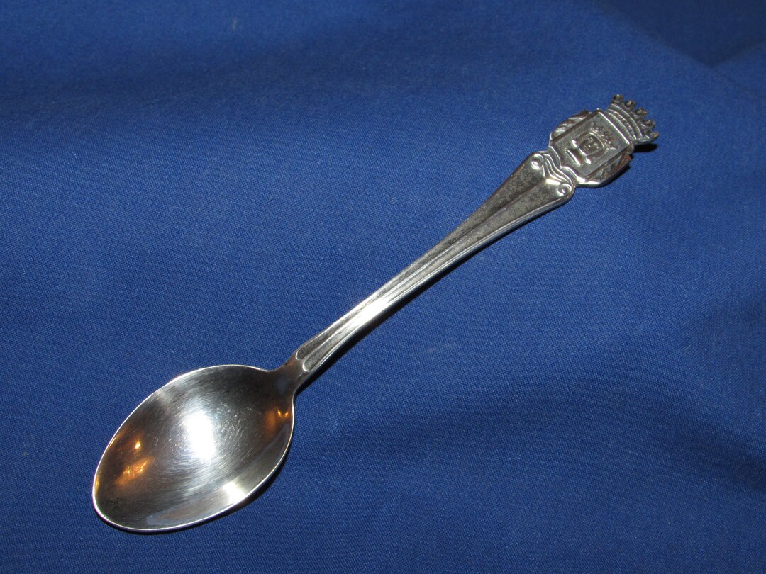 SOUVENIR SPOON Stockholm Sweden Coat of Arms 1960s Free Shipping - Etsy