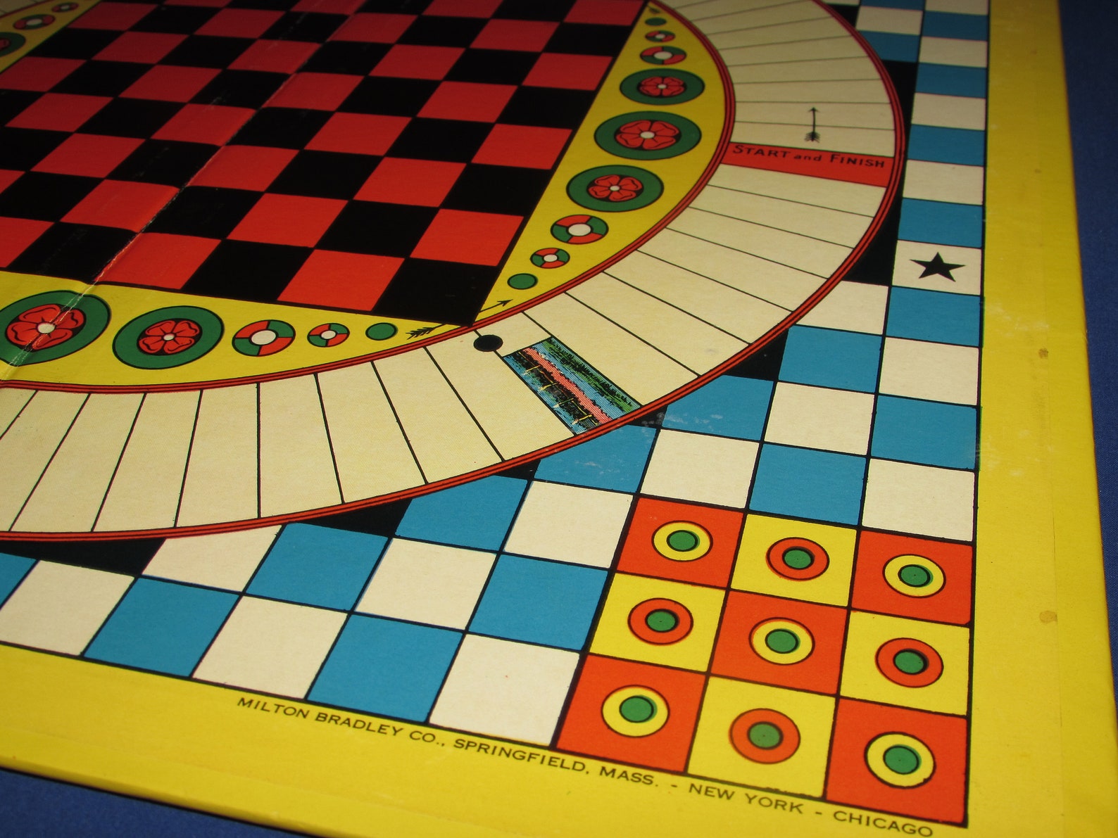 JUNIOR COMBINATION BOARD Game 1905 Milton Bradley Free Shipping - Etsy