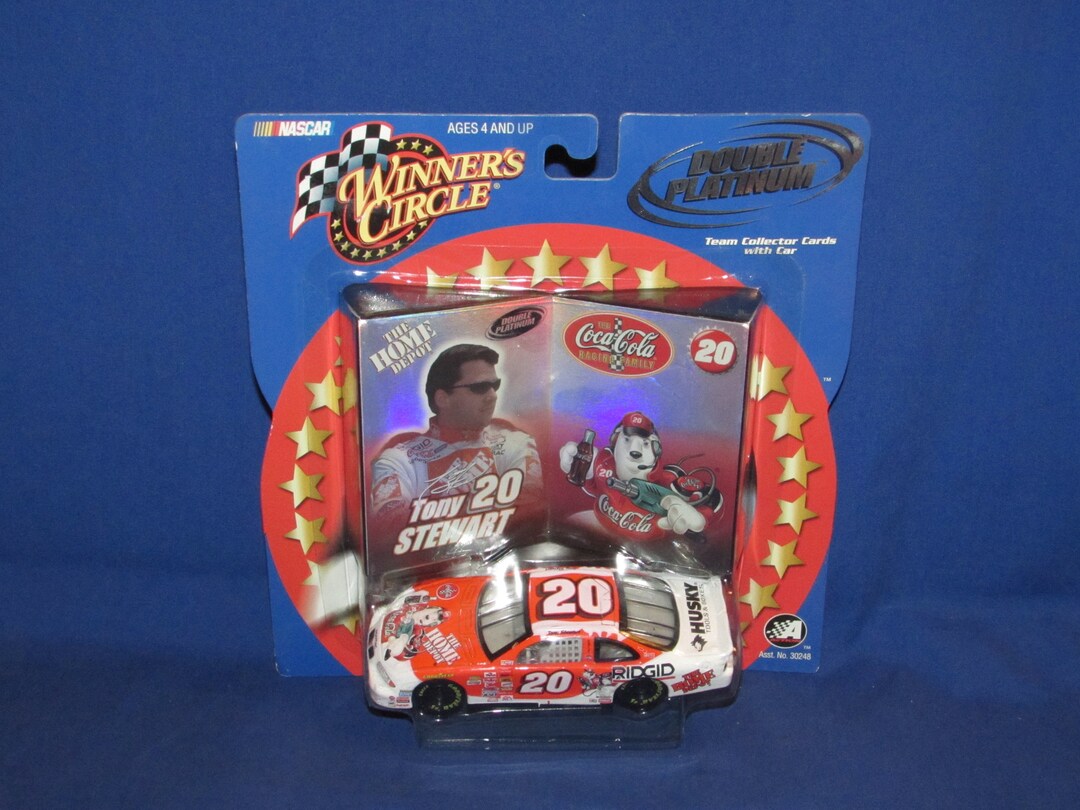 Coca-cola Winners Circle TONY STEWART 20 2001 NASCAR Double Platinum ...