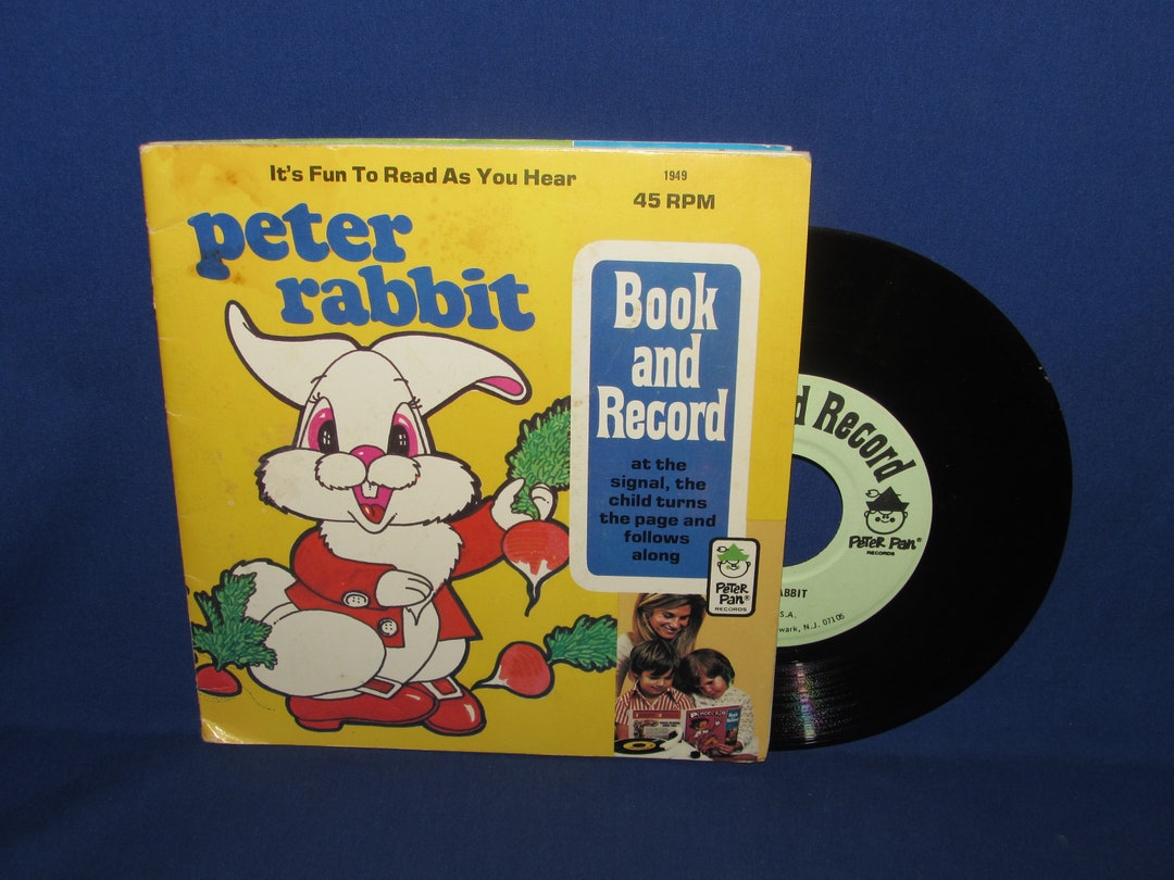 PETER RABBIT Book & Record 1971 Peter Pan Records - Etsy