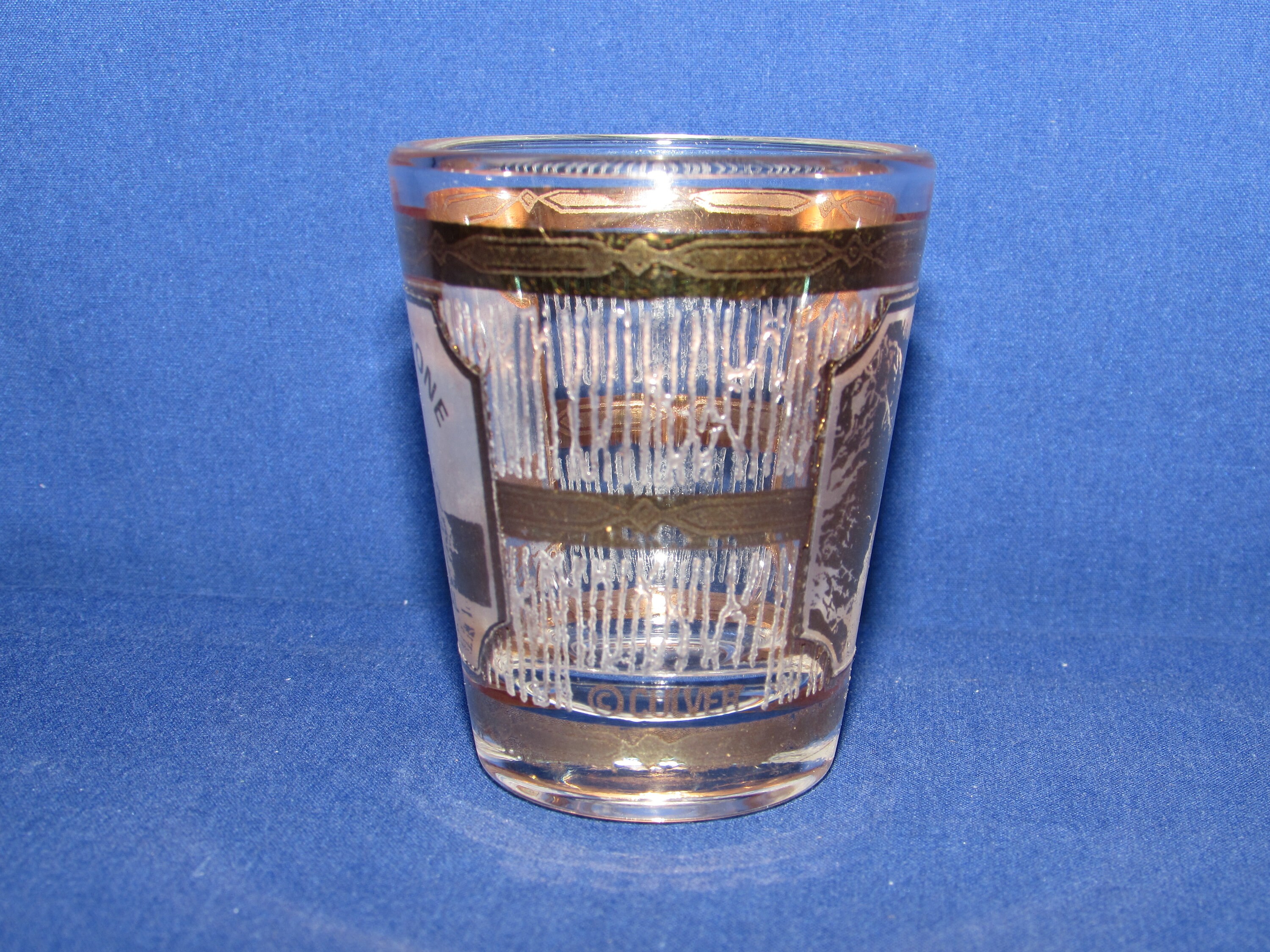 Yellowstone CULVER SHOT GLASS 22K Gold Detail - Etsy