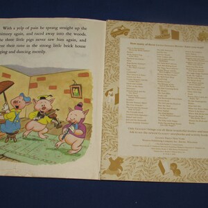 LITTLE GOLDEN BOOK Walt Disney’s Three Little Pigs 1953 - Etsy