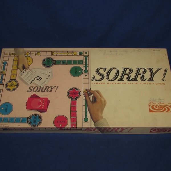 Sorry Game - Etsy