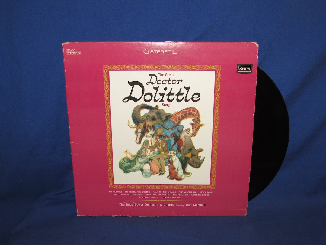 SEARS DOCTOR DOOLITTLE Record 1967 Bugs Bower Orchestra Vintage Vinyl ...