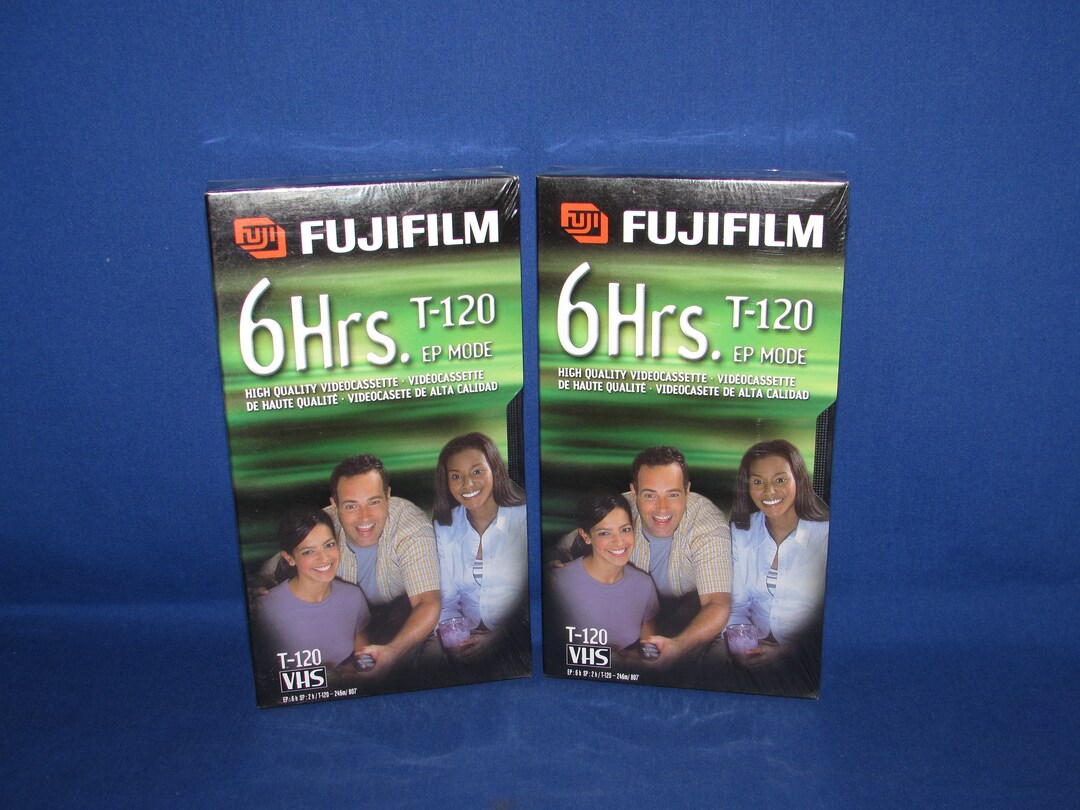 Fujifilm VHS T-120 Set of 2 - Etsy
