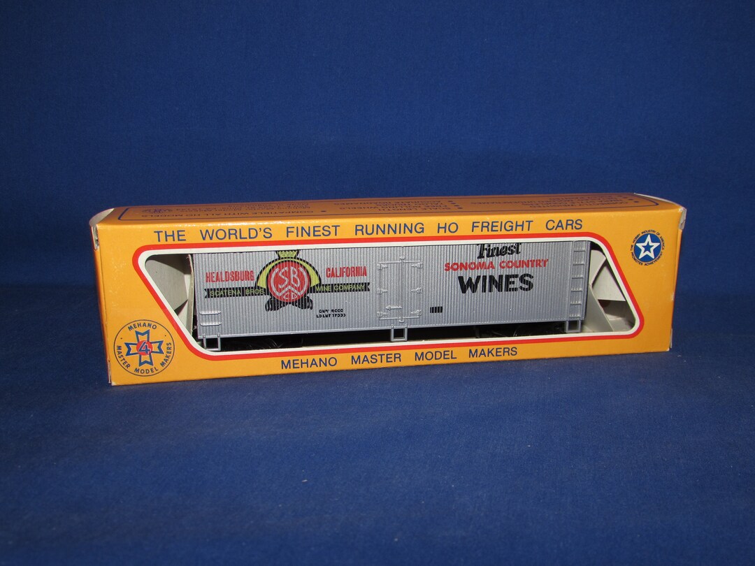 MEHANO BOX CAR Finest Sonoma Country Wines Model Train 1980s - Etsy